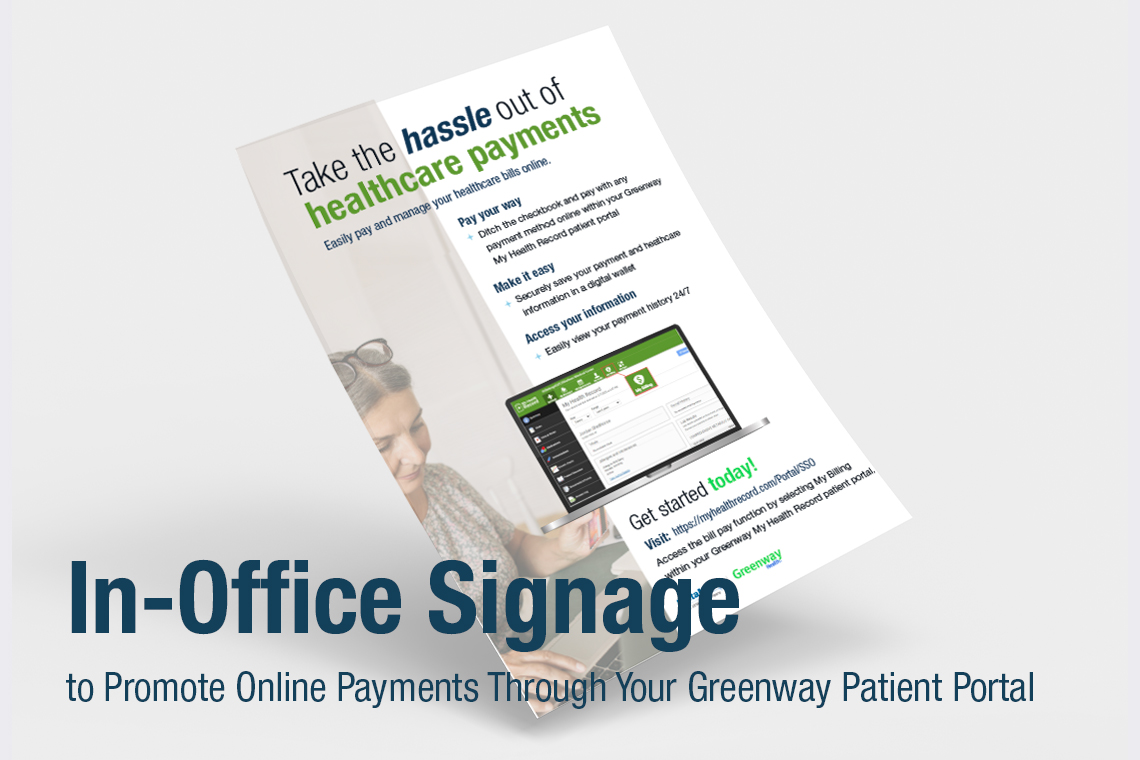 Promote Online Payments Through Greenway Patient Portal